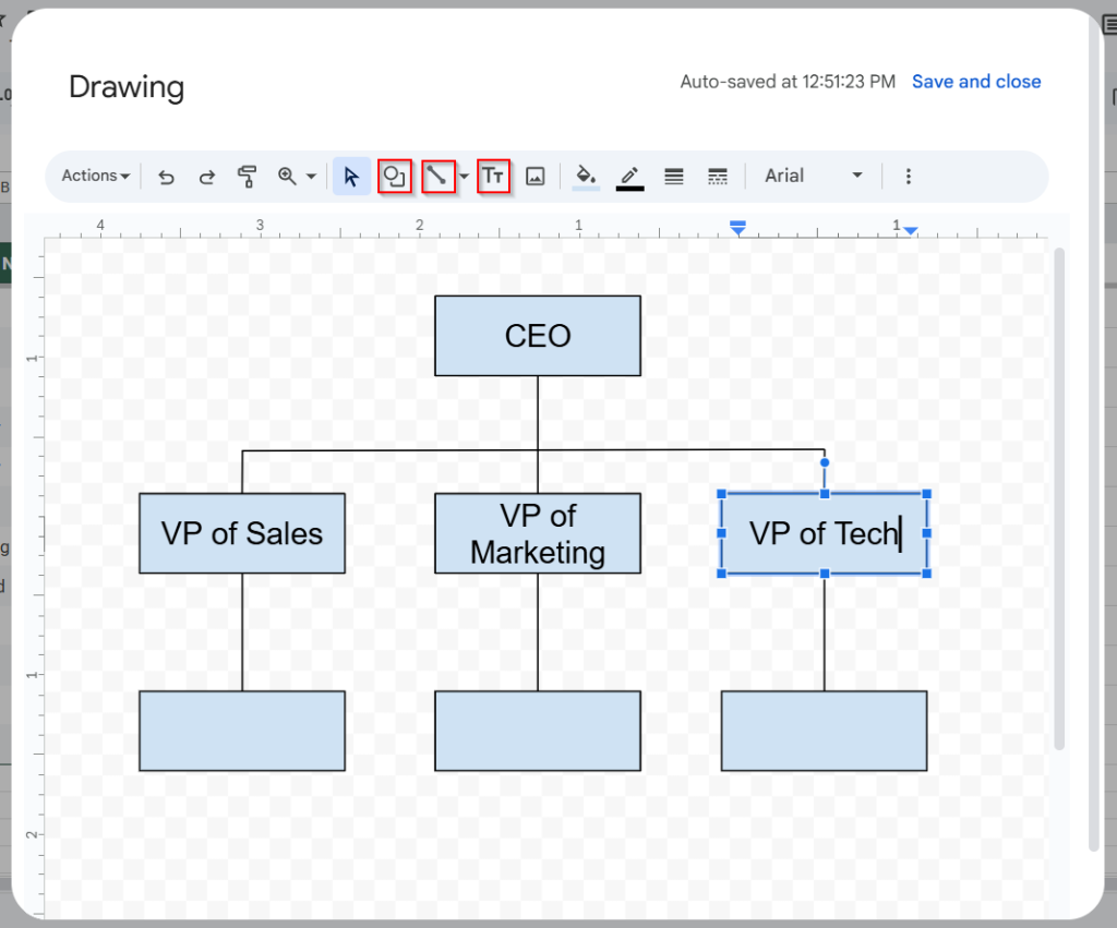 How to Create an Organizational Chart in Google Sheets - Excel Insider