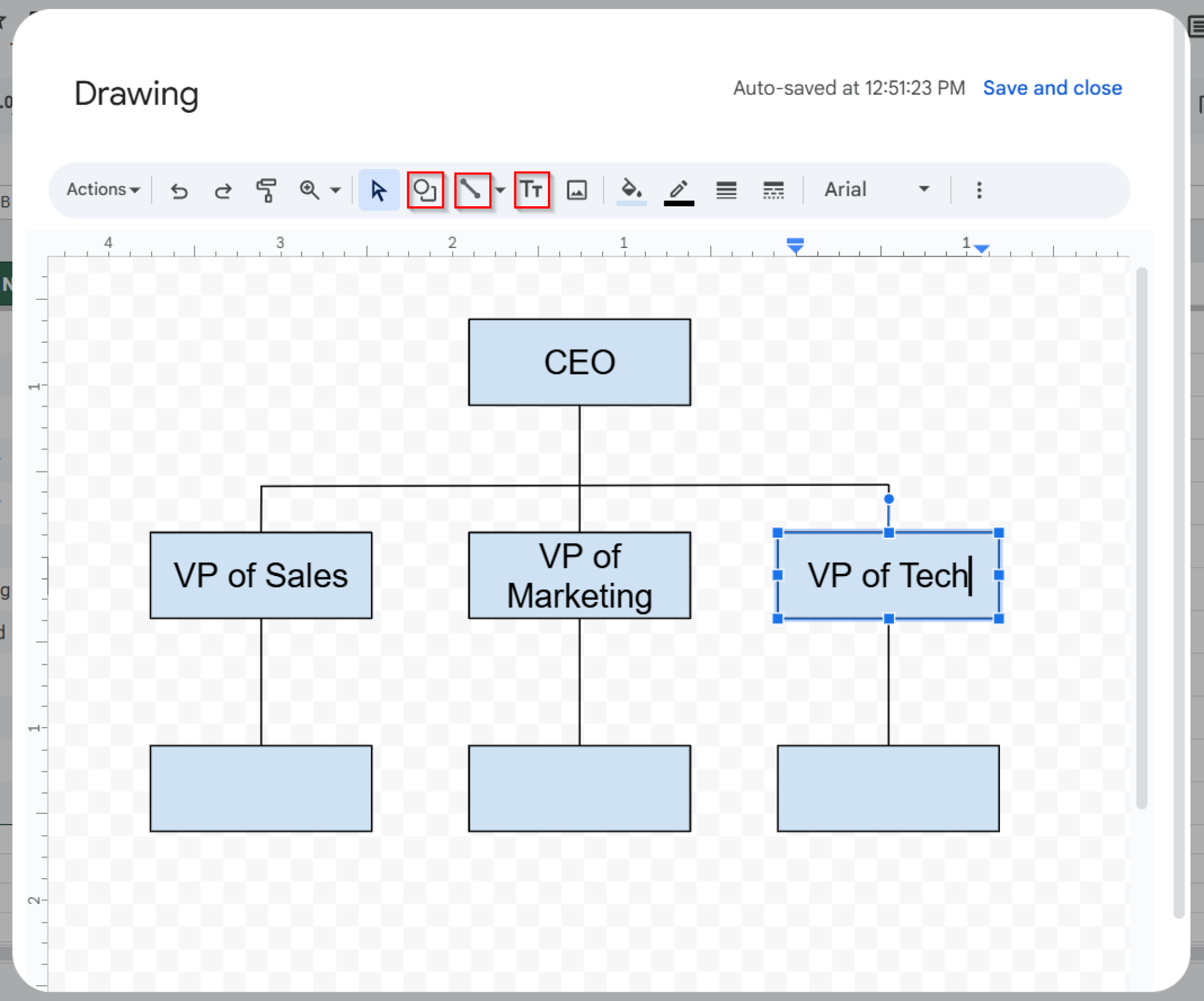 How to Create an Organizational Chart in Google Sheets - Excel Insider