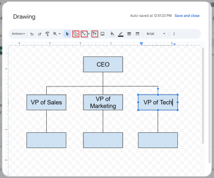 How to Create an Organizational Chart in Google Sheets - Excel Insider