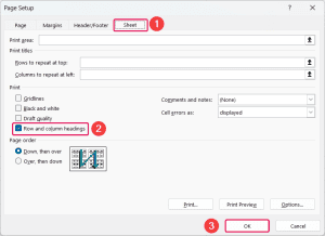 How to Print Excel Sheet with Rows and Columns: 2 Simple Ways! - Excel ...
