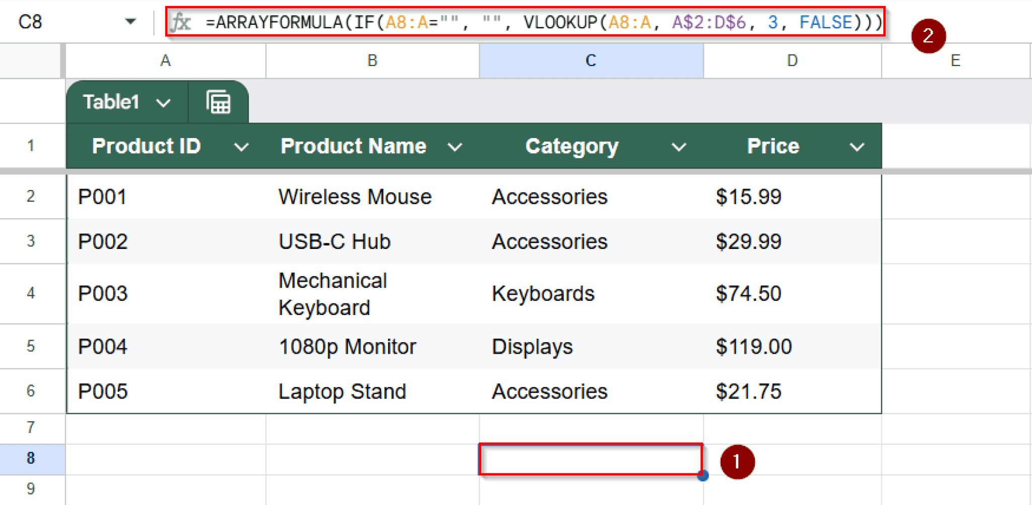 How to Autofill Cells in Google Sheets Based on Another Column - Excel Insider