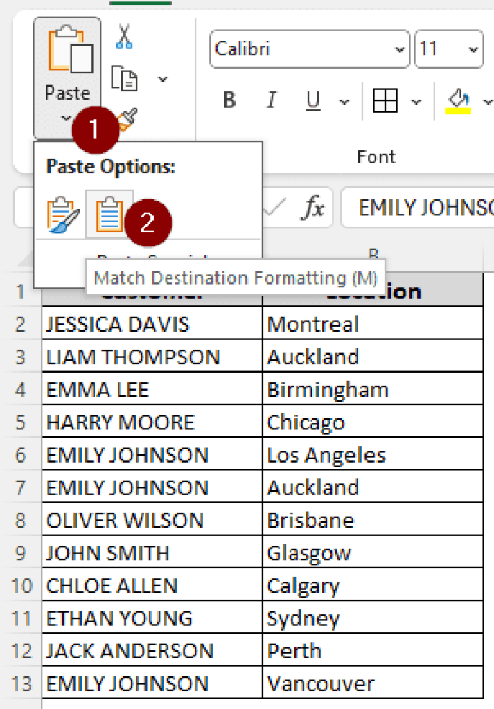 Change Lowercase to Uppercase in Excel Without a Formula - Excel Insider