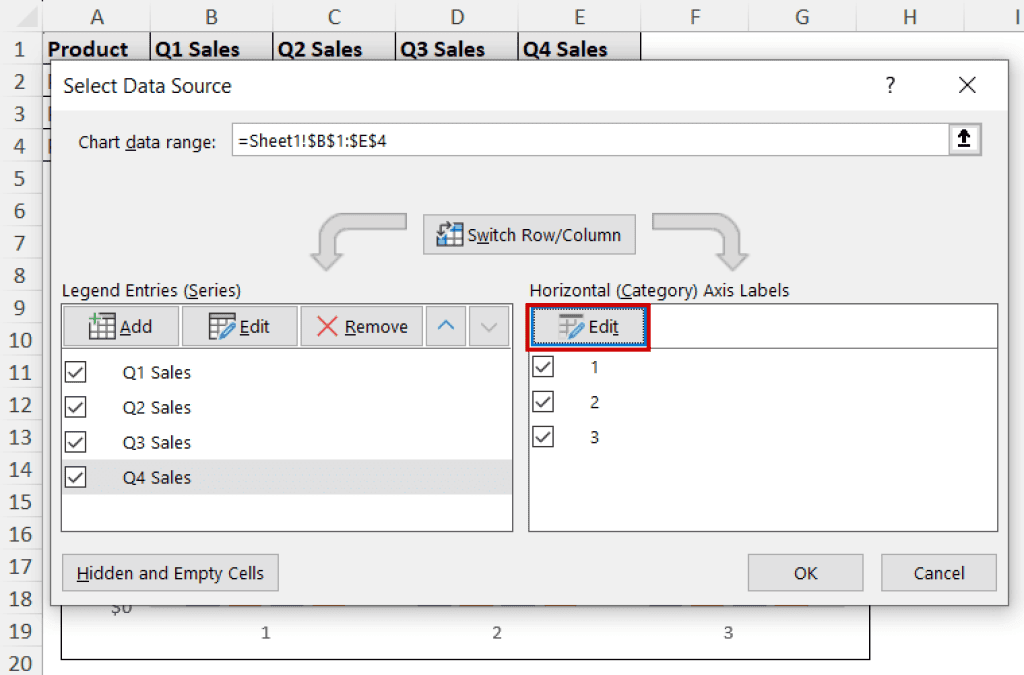 How to Select Data for a Chart in Excel (with Different Criteria ...