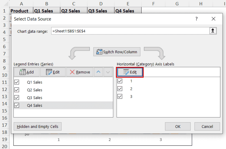 How To Select Data For A Chart In Excel With Different Criteria