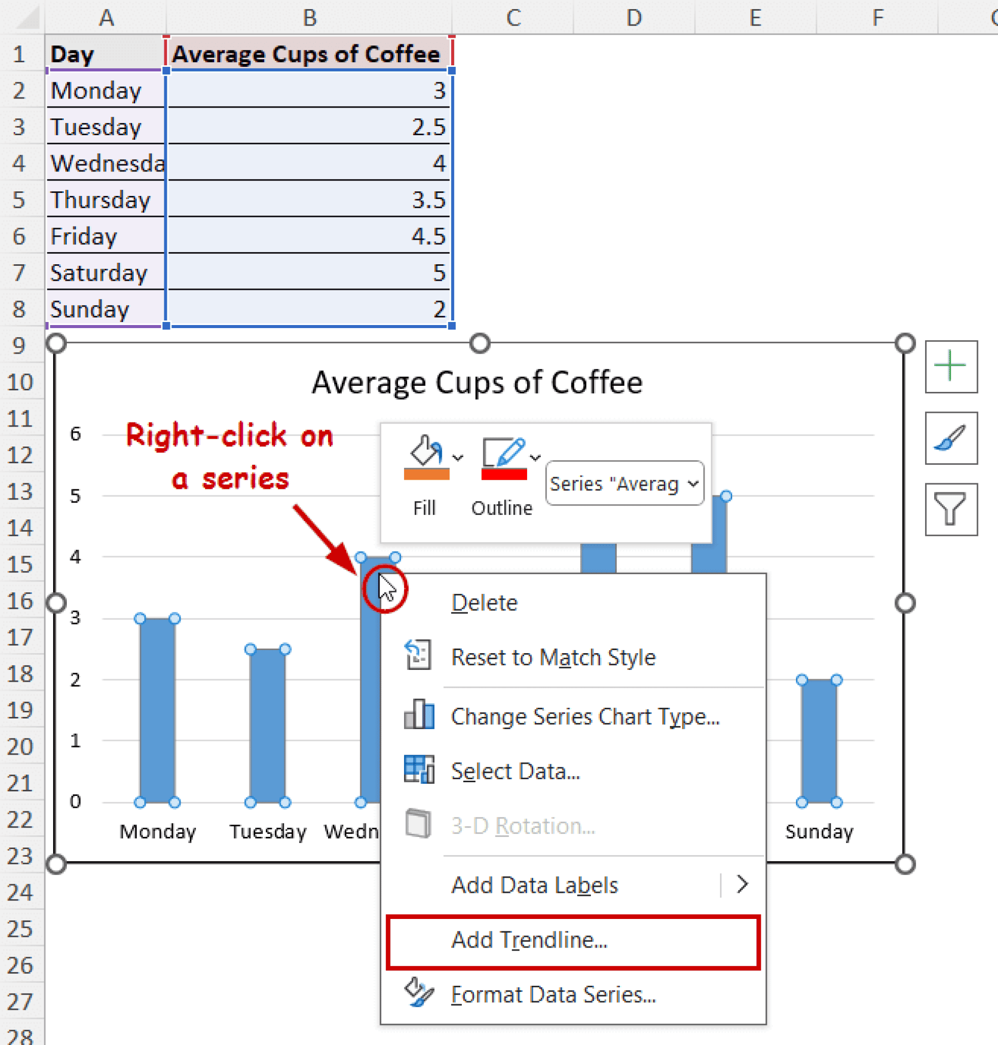 How to Add Multiple Trendlines in Excel (Single & Different Series) - Excel Insider