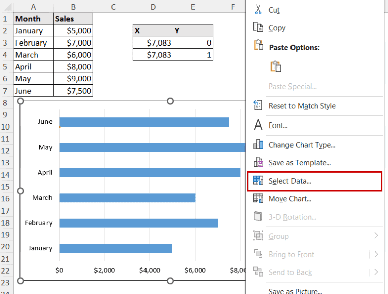 How To Add Vertical Line In Excel Graph Step By Step Guide Excel