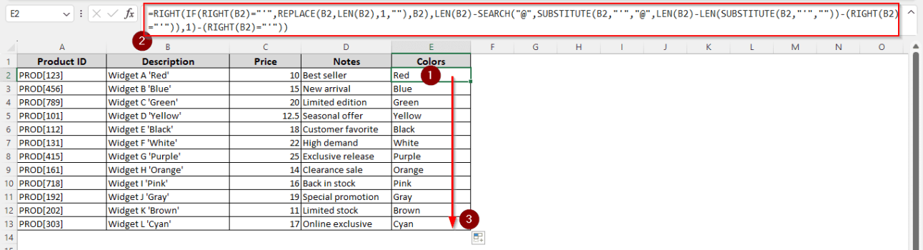 How to Extract Text Between Two Characters in Excel - Excel Insider