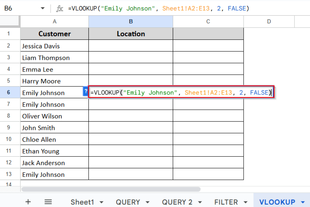 Pull Data From Another Tab Based on Criteria in Google Sheets - Excel Insider