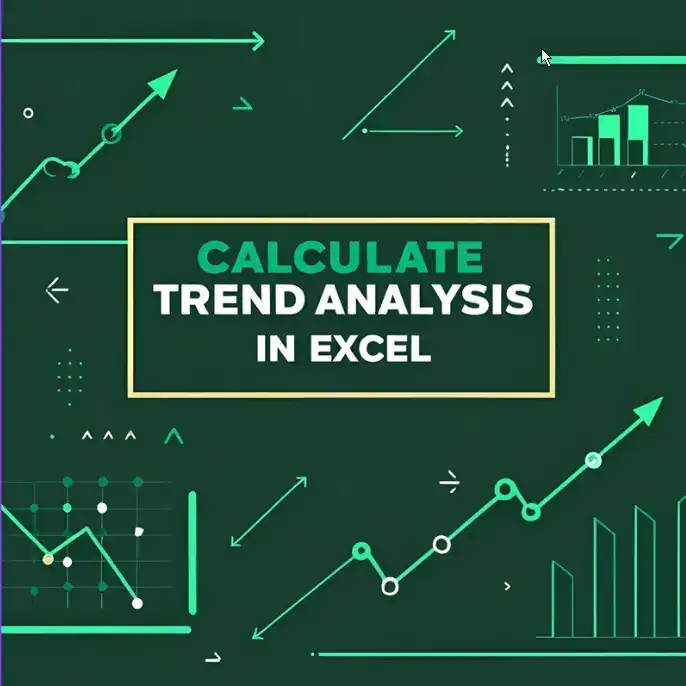 How To Calculate Trend Analysis In Excel With Chart And Functions Excel Insider