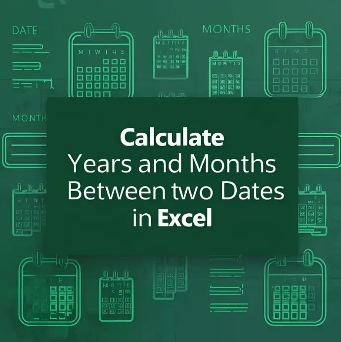 How to Calculate Years and Months Between Two Dates in Excel - Excel ...
