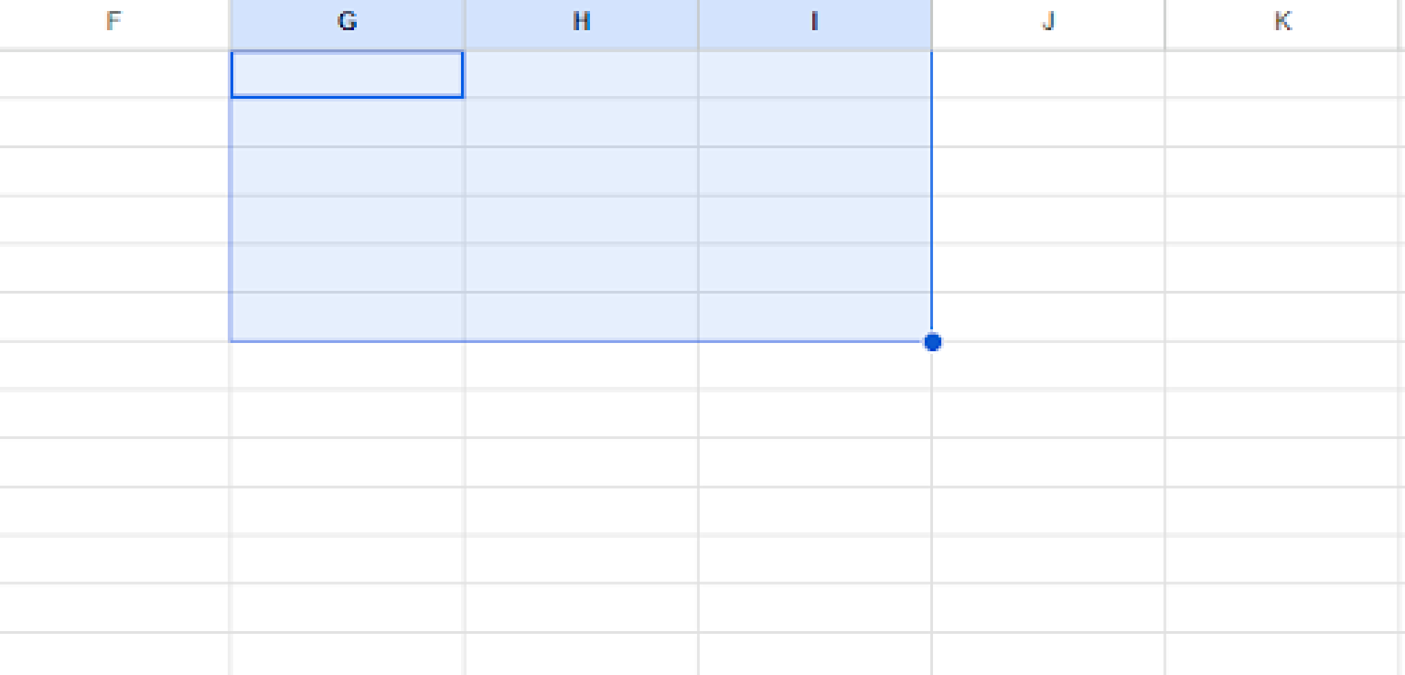 Working with Gridlines in Google Sheets - Excel Insider