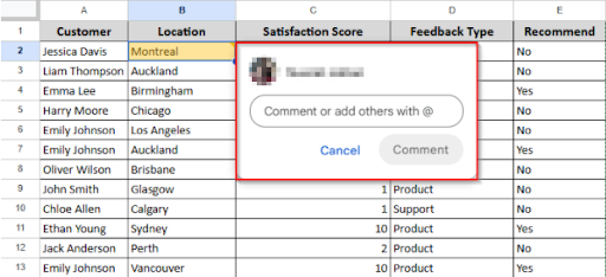 Inserting & Removing Notes and Comments in Google Sheets - Excel Insider