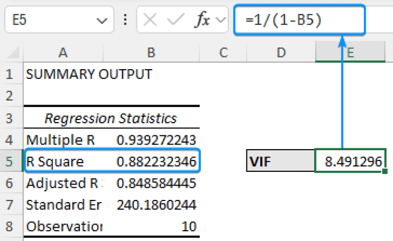 How To Calculate Variance Inflation Factor In Excel Excel Insider
