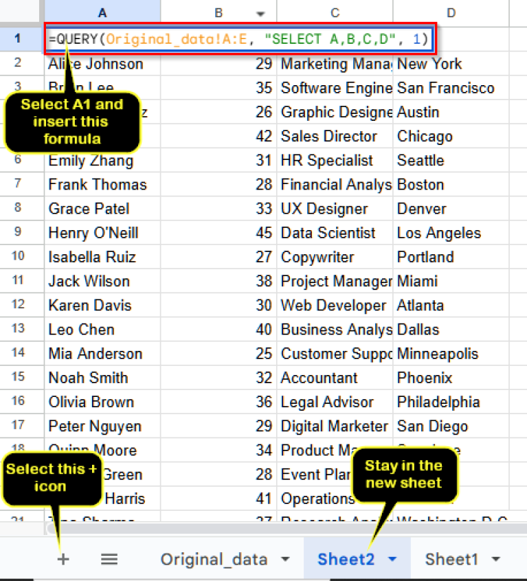 How to Hide Columns in Google Sheets from Certain Users - Excel Insider