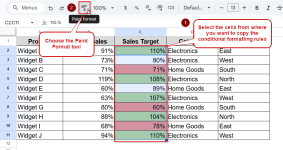 How to Copy Conditional Formatting in Google Sheets - Excel Insider