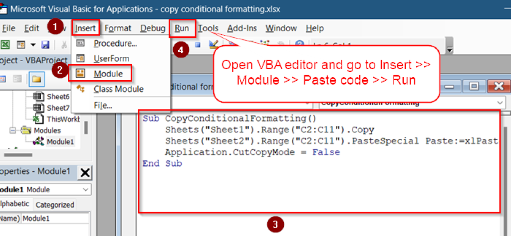 How to Copy Conditional Formatting to Another Sheet in Excel - Excel ...