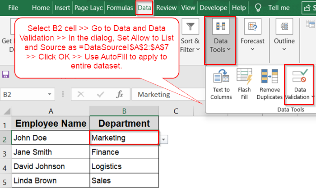 How to Create a Drop-Down List from Another Sheet in Excel - Excel Insider