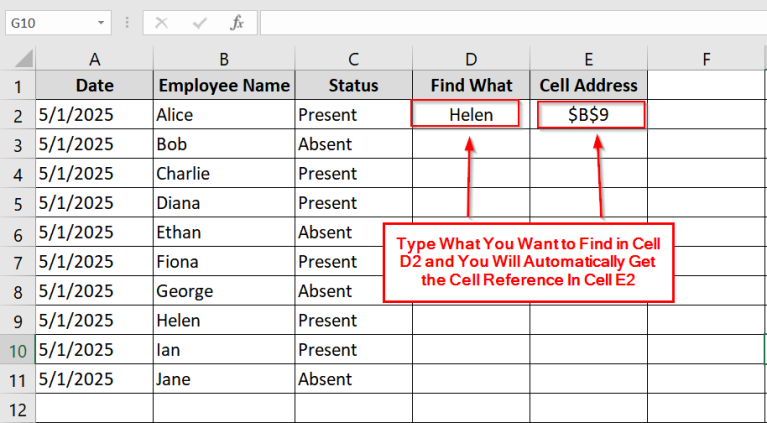 How To Find Text In Range And Return Cell Reference In Excel Excel