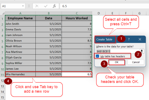 How To Make Excel Table Automatically Add New Row Excel Insider