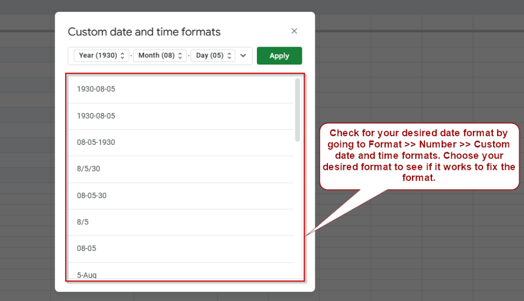 [Fixed] Date Format Not Working in Google Sheets - Excel Insider