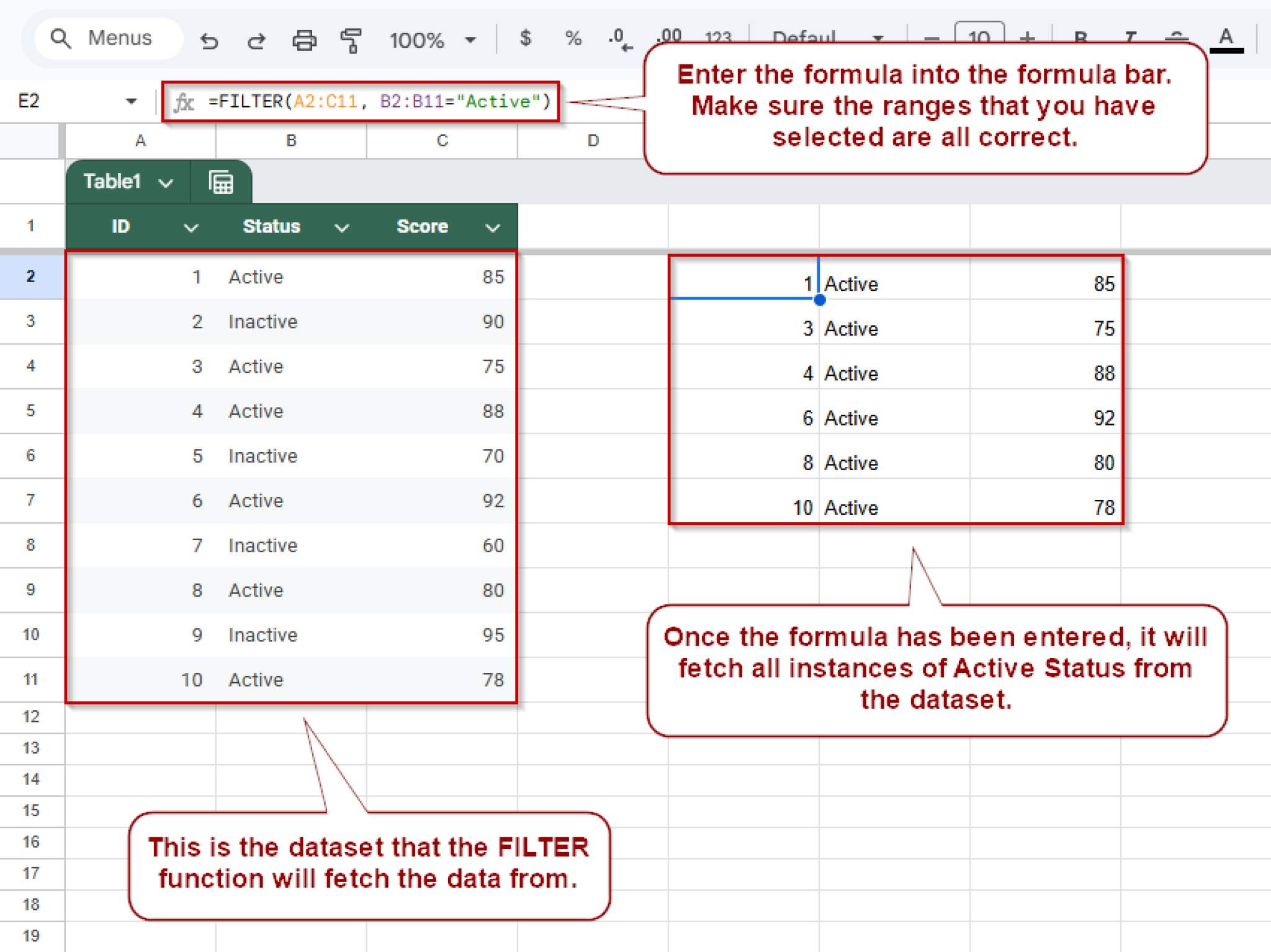 [Fixed] FILTER Function Not Working in Google Sheets - Excel Insider