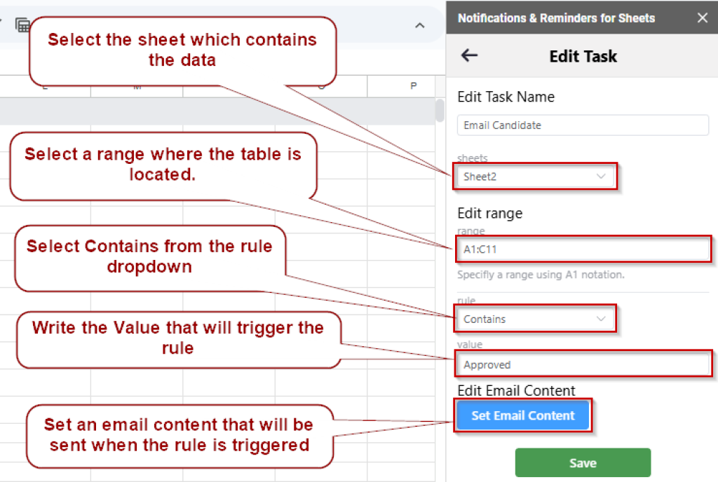 How to Send Emails Based on Cell Values in Google Sheets - Excel Insider