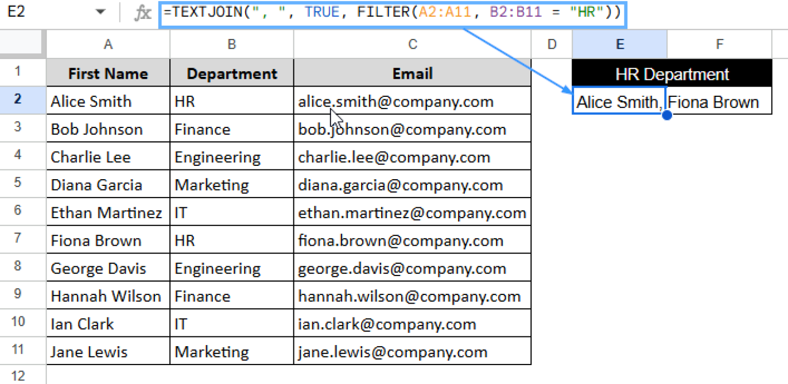 How to Use VLOOKUP to Return Multiple Values in Google Sheets - Excel Insider