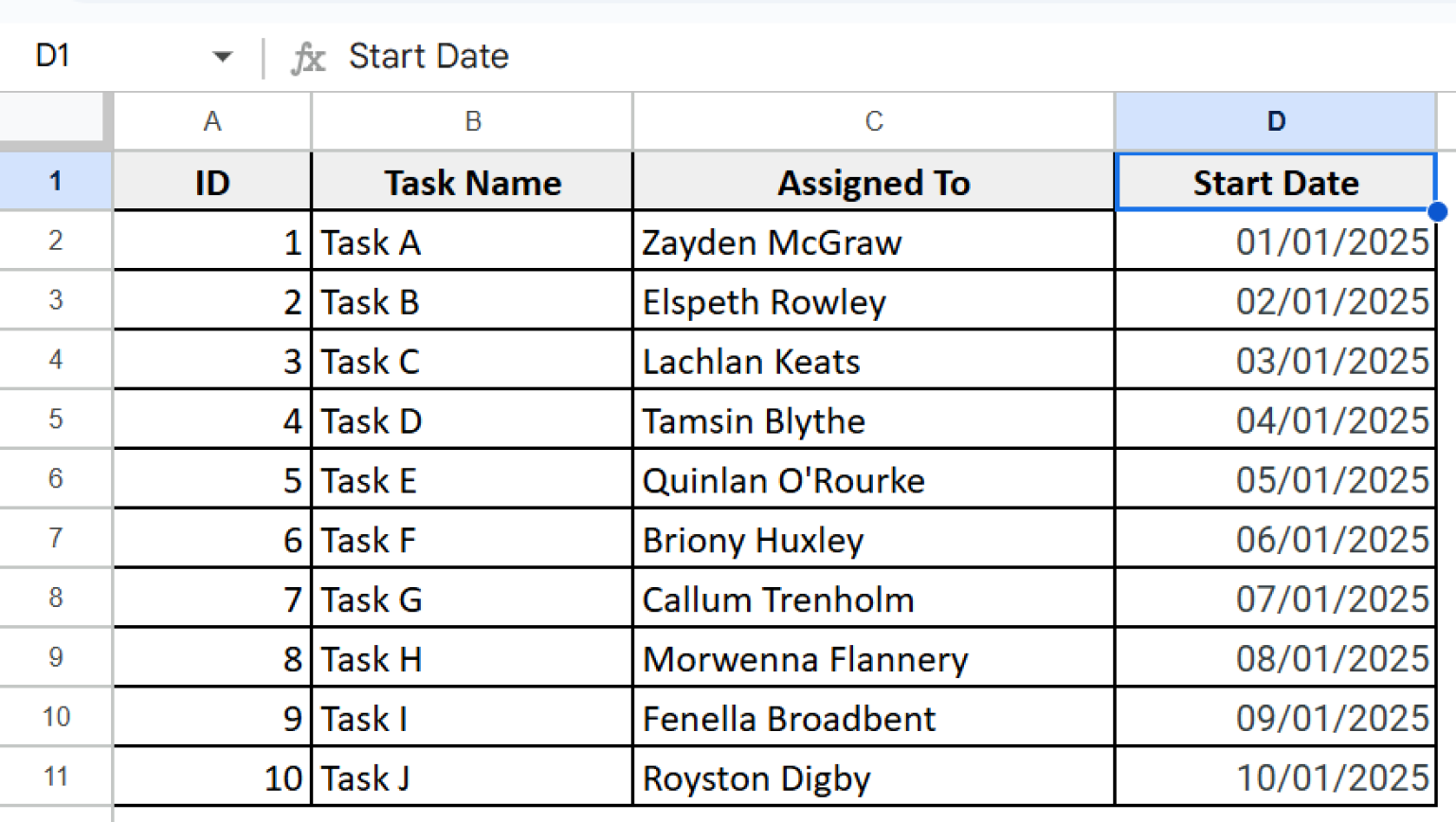 How to Add Dates in Google Sheets Automatically (4 Methods) - Excel Insider How to Add Dates in Google Sheets Automatically (4 Methods) - Excel Insider