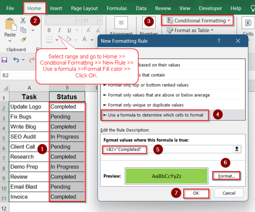 How to Highlight Cells in Excel Based on Text (5 Simple Tricks) - Excel Insider