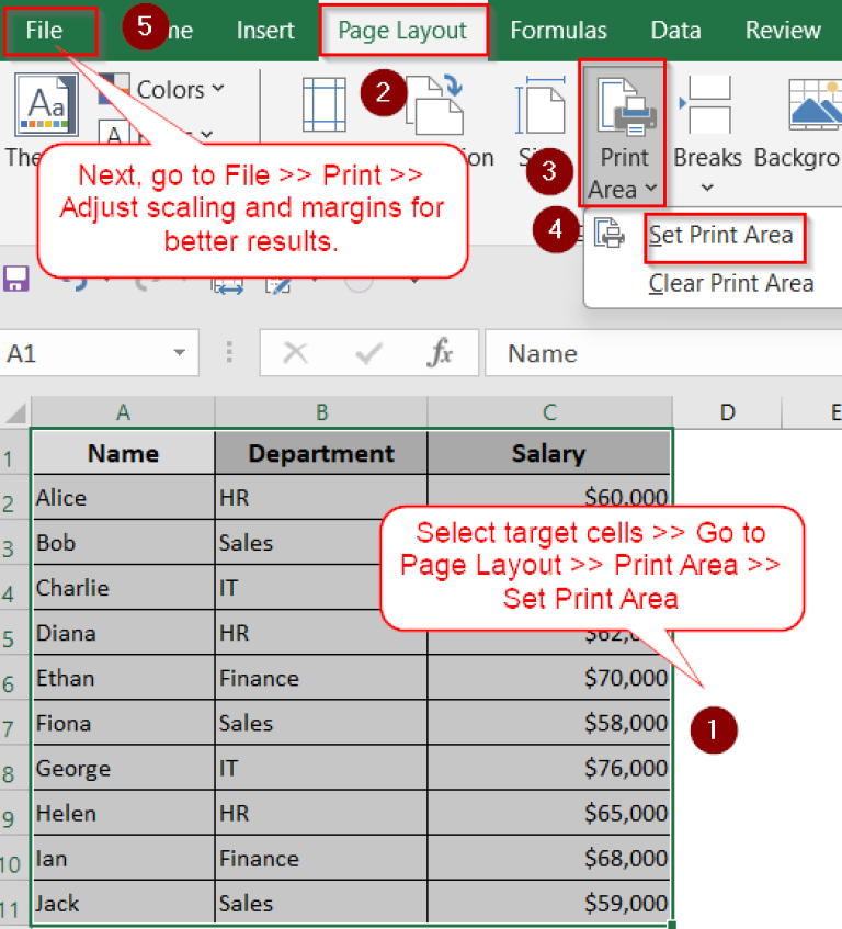 How to Make Excel Spreadsheet Bigger When Printing - Excel Insider