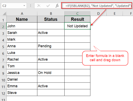 How to Return a Value If a Cell Is Blank in Excel (6 Cases) - Excel Insider