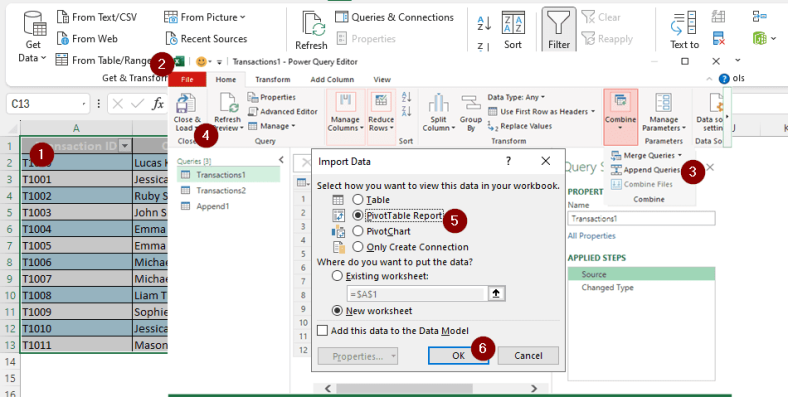 How To Create A Pivot Table From Multiple Excel Tables Excel Insider
