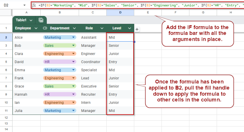 Update Cell Values Based on Drop-Down Selection in Google Sheets - Excel Insider