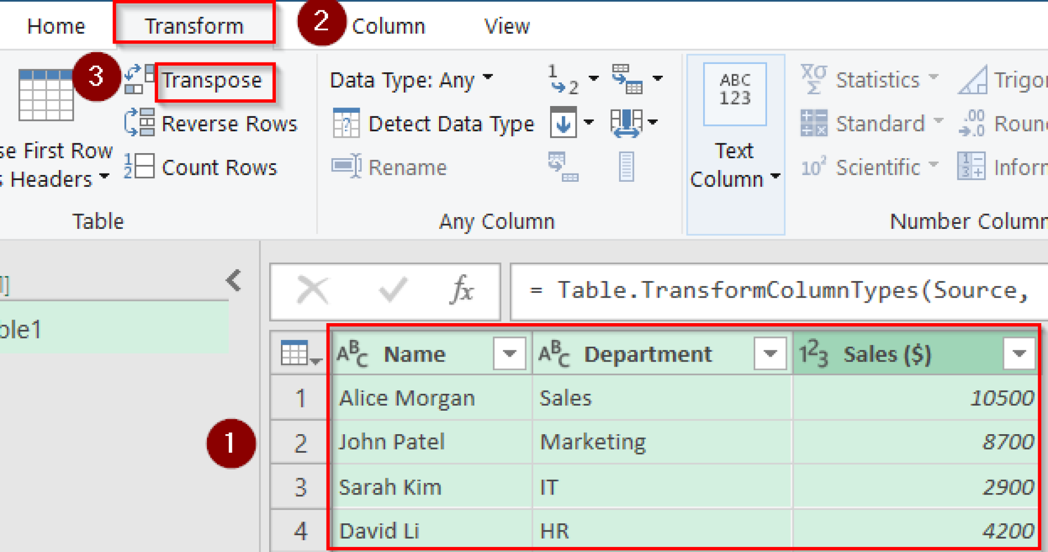 How To Convert Multiple Rows To Columns In Excel 4 Methods Excel