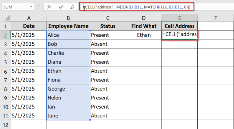 How To Find Text In Range And Return Cell Reference In Excel Excel Insider