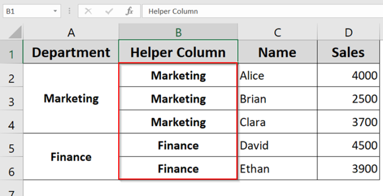 How To Sort Merged Cells In Excel 3 Suitable Methods Excel Insider