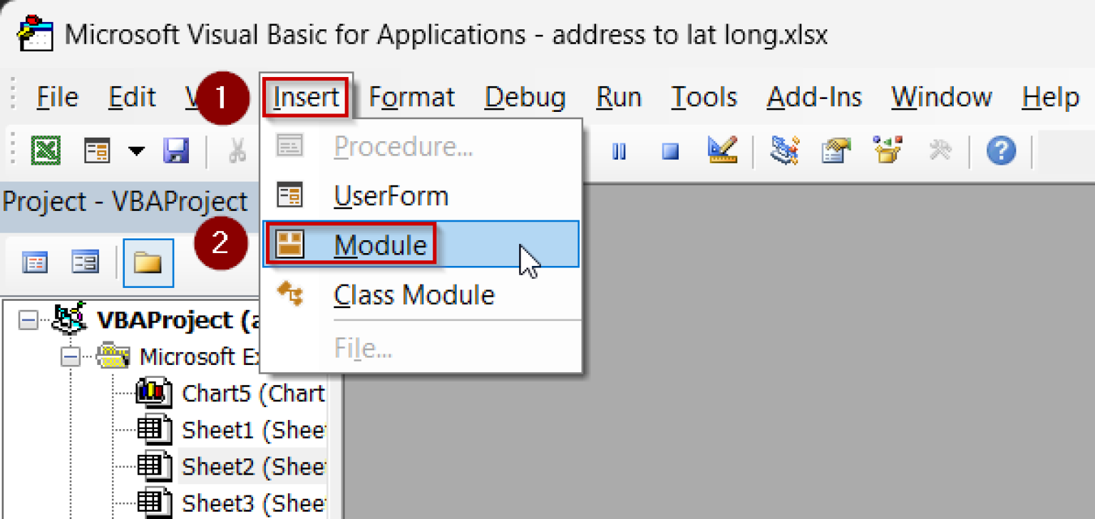 How to Convert Address to Lat Long in Excel (2 Quick Ways) - Excel Insider