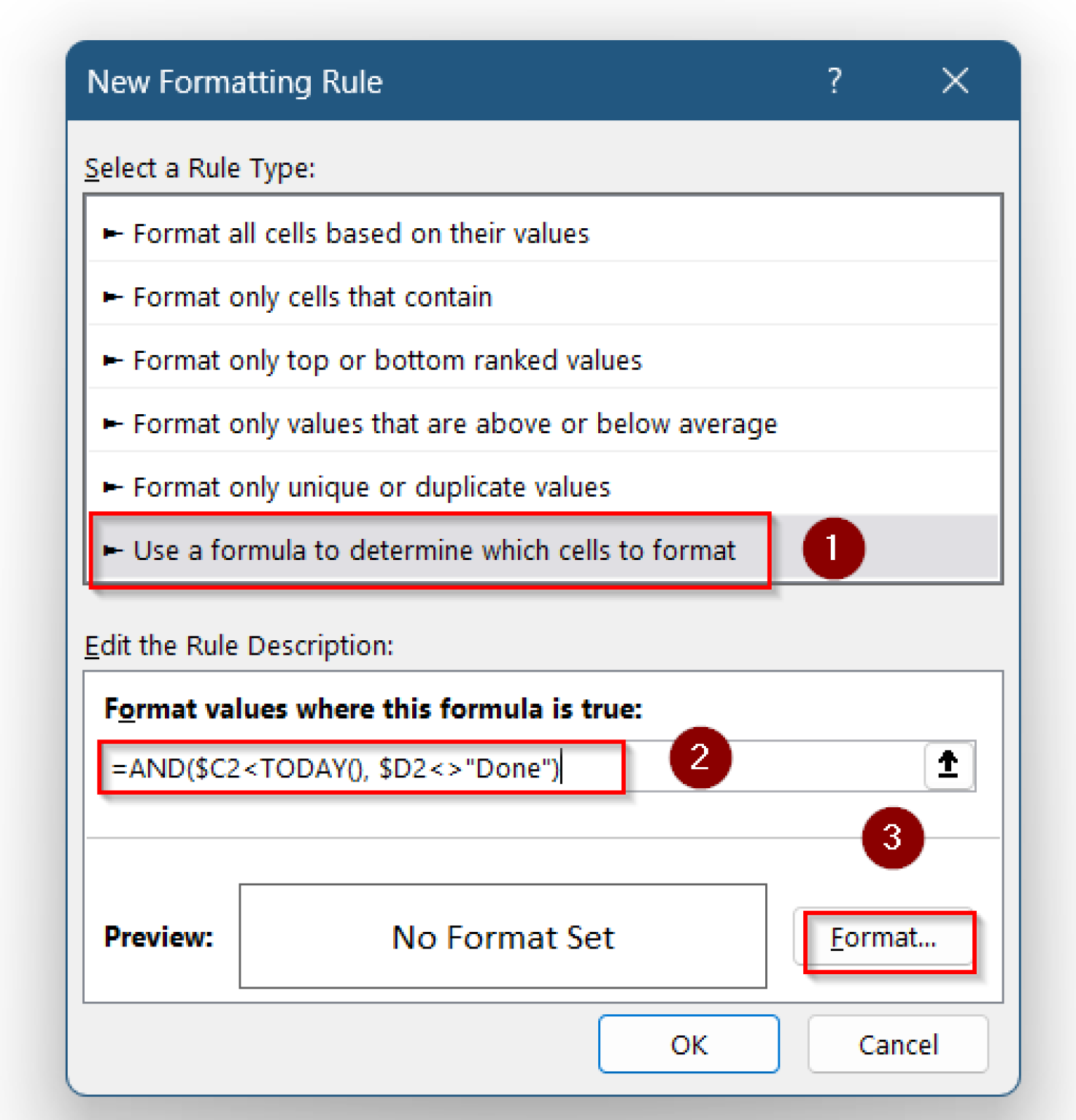 Conditional Formatting To Highlight Overdue Dates In Excel Excel Insider 1191