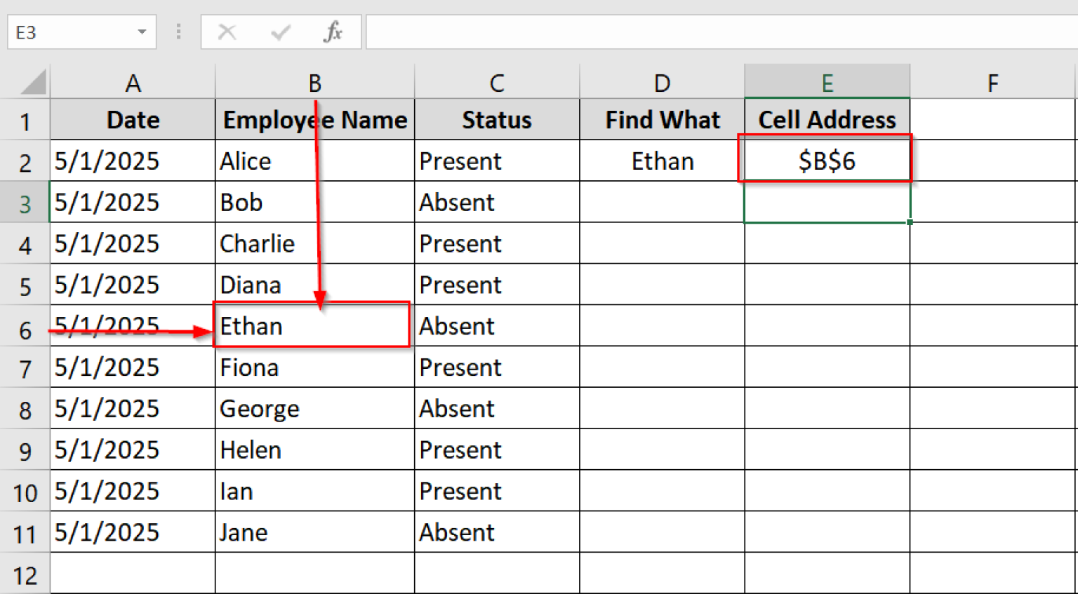How To Find Text In Range And Return Cell Reference In Excel Excel 1558