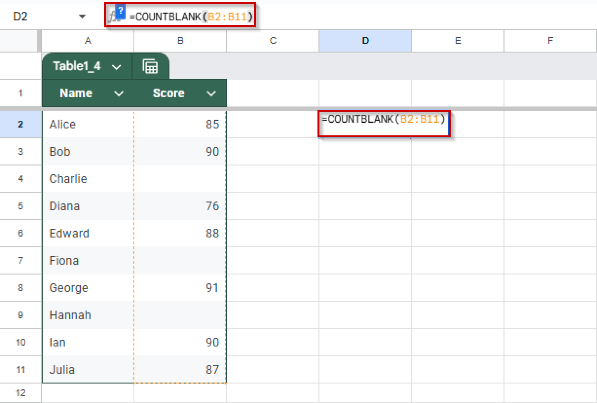 How to Count Cells with Values in Google Sheets (4 Ways) - Excel Insider