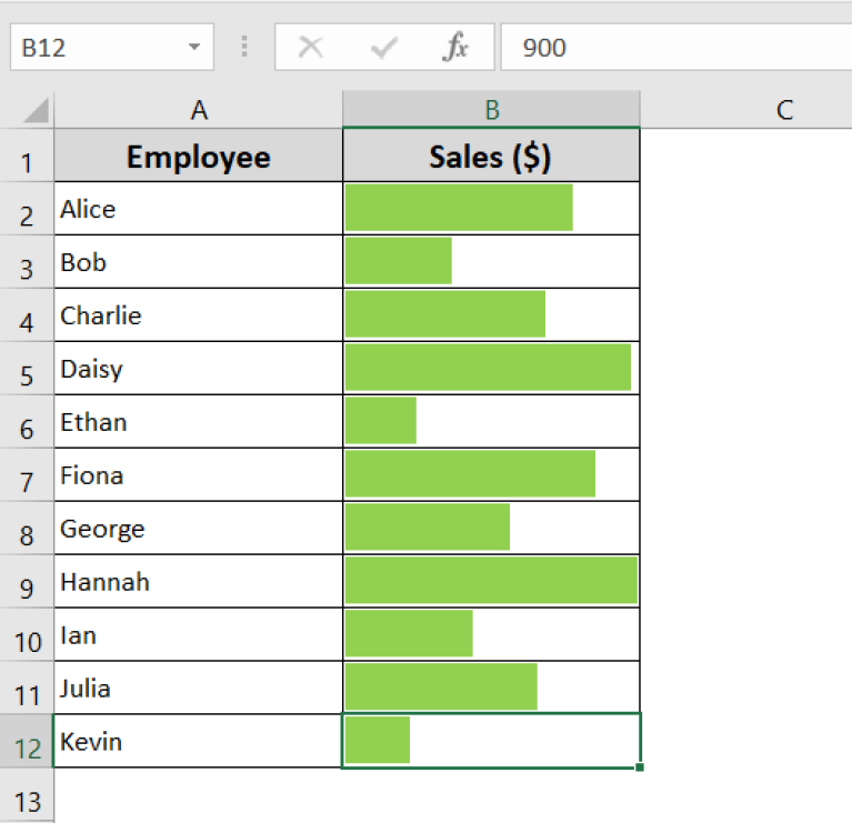 How to Add Data Bars in Excel (with Customizations) - Excel Insider
