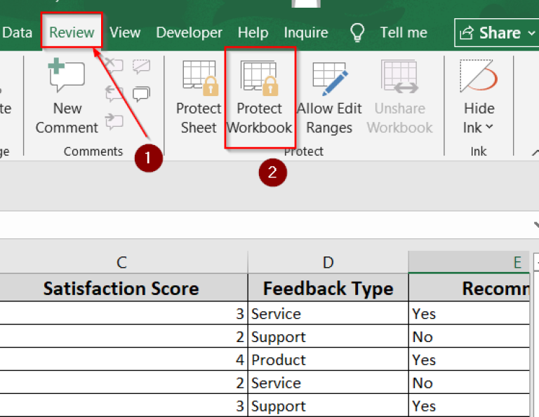 How to Enable Share Workbook in Excel (with Custom Sharing) - Excel Insider