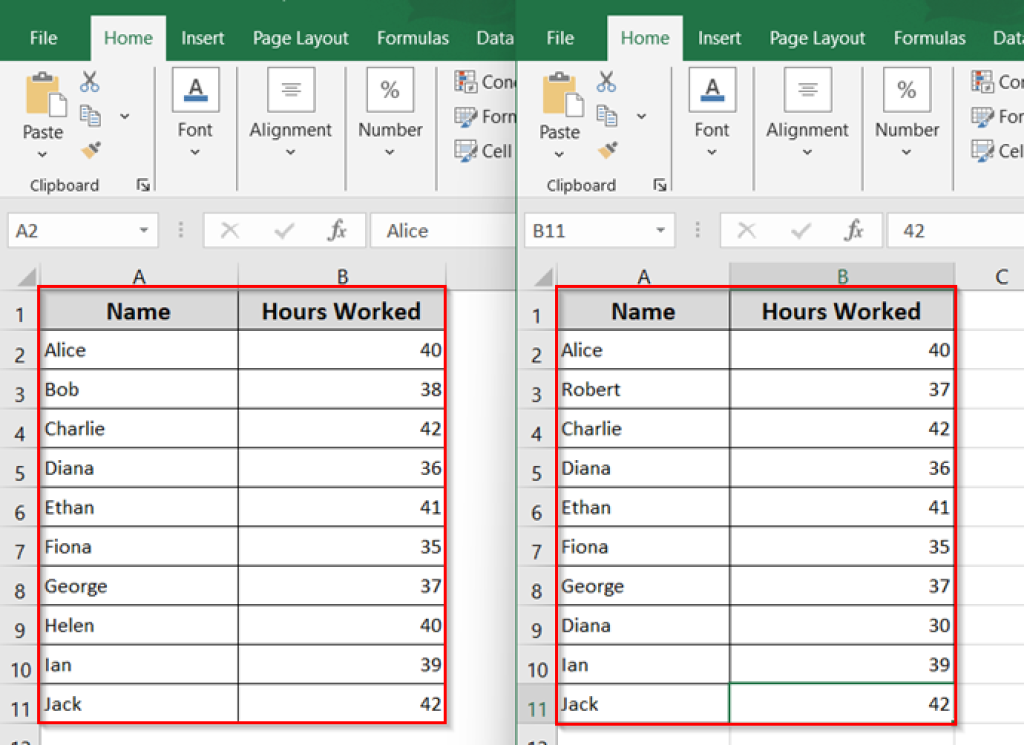 How to Compare Two Excel Sheets and Highlight Differences - Excel Insider
