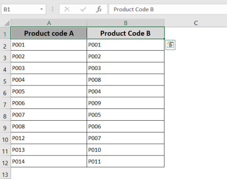 Excel Conditional Formatting to Compare Two Columns - Excel Insider