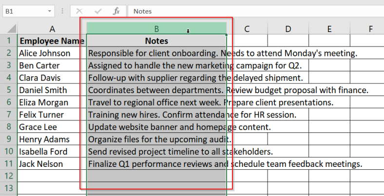 How to Make Excel Go to Next Line Automatically - Excel Insider