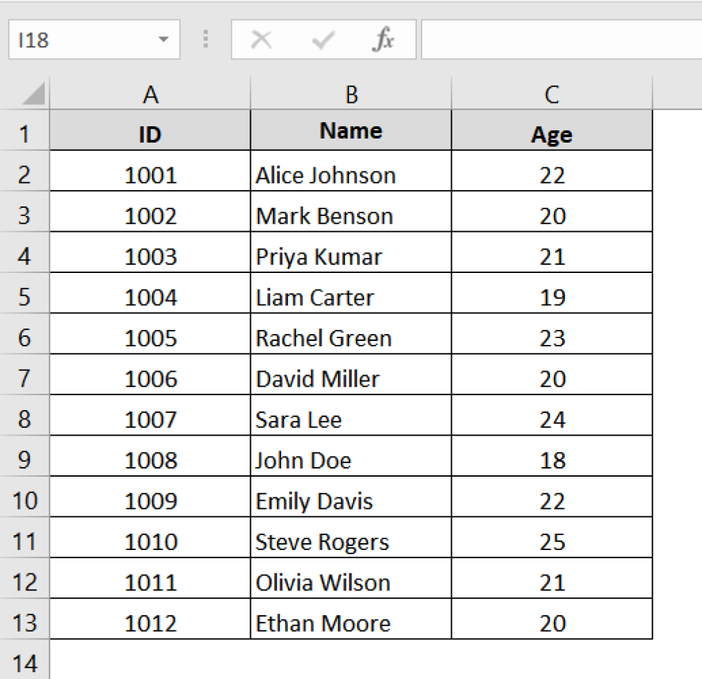How to Make First Row as Header in Excel (3 Easy Methods) - Excel Insider