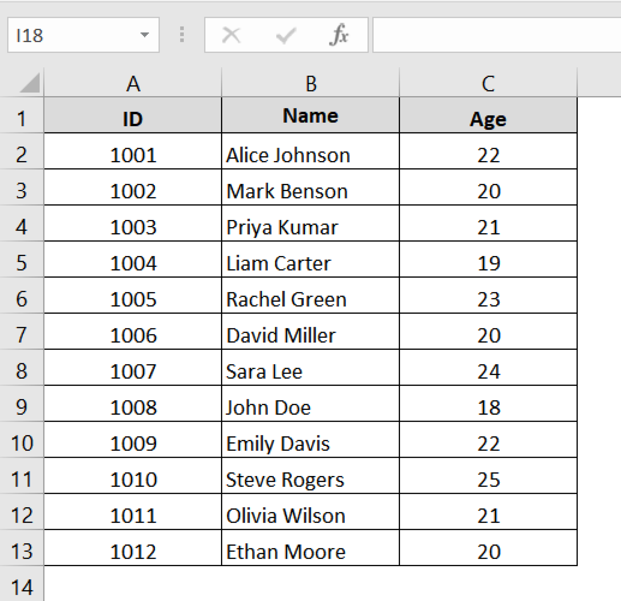 How to Make First Row as Header in Excel (3 Easy Methods) - Excel Insider