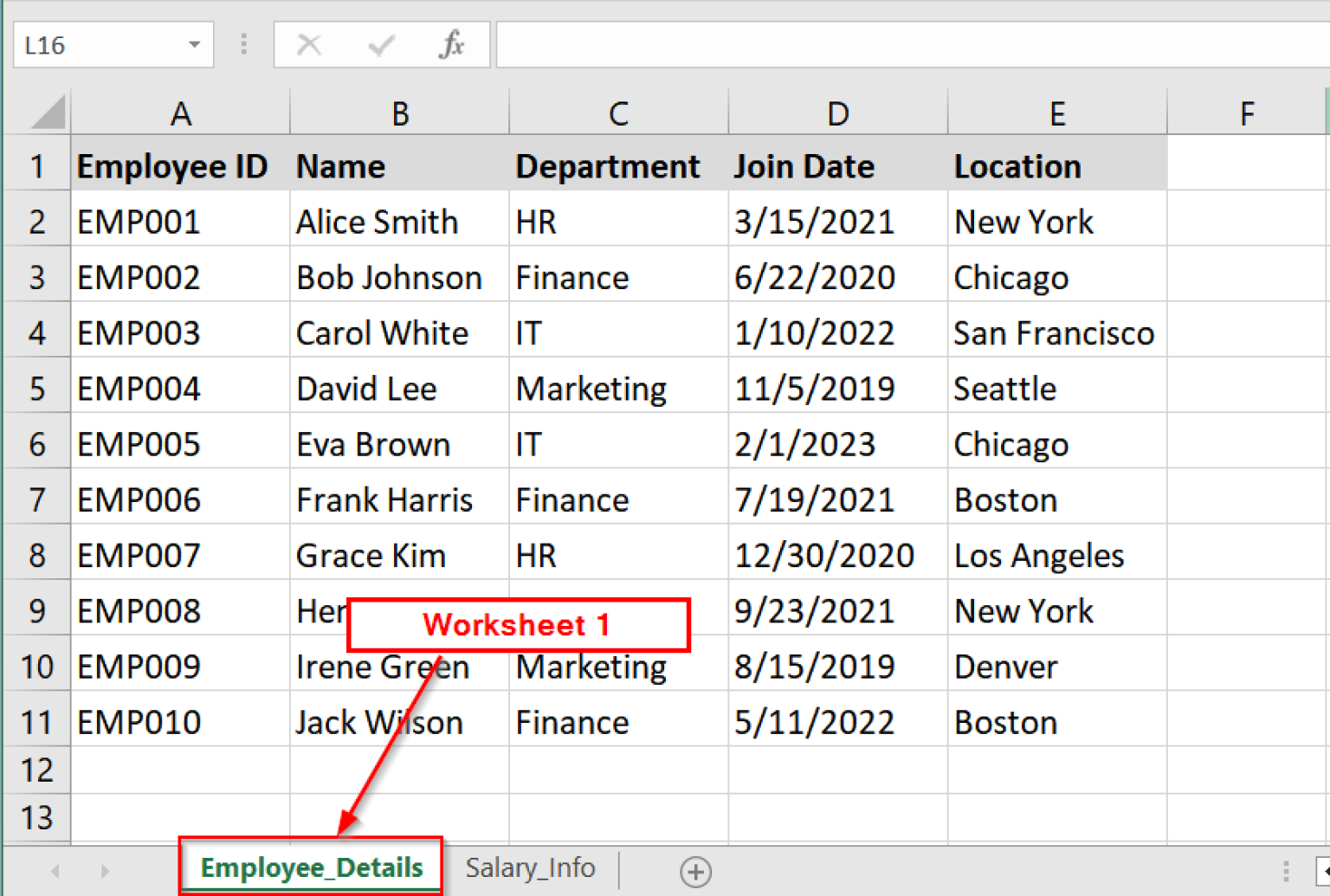 How To Merge Two Excel Sheets Based on One Column - Excel Insider