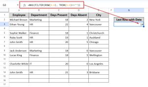 How to Find Last Row with Data in Google Sheets (3 Easy Ways) - Excel Insider