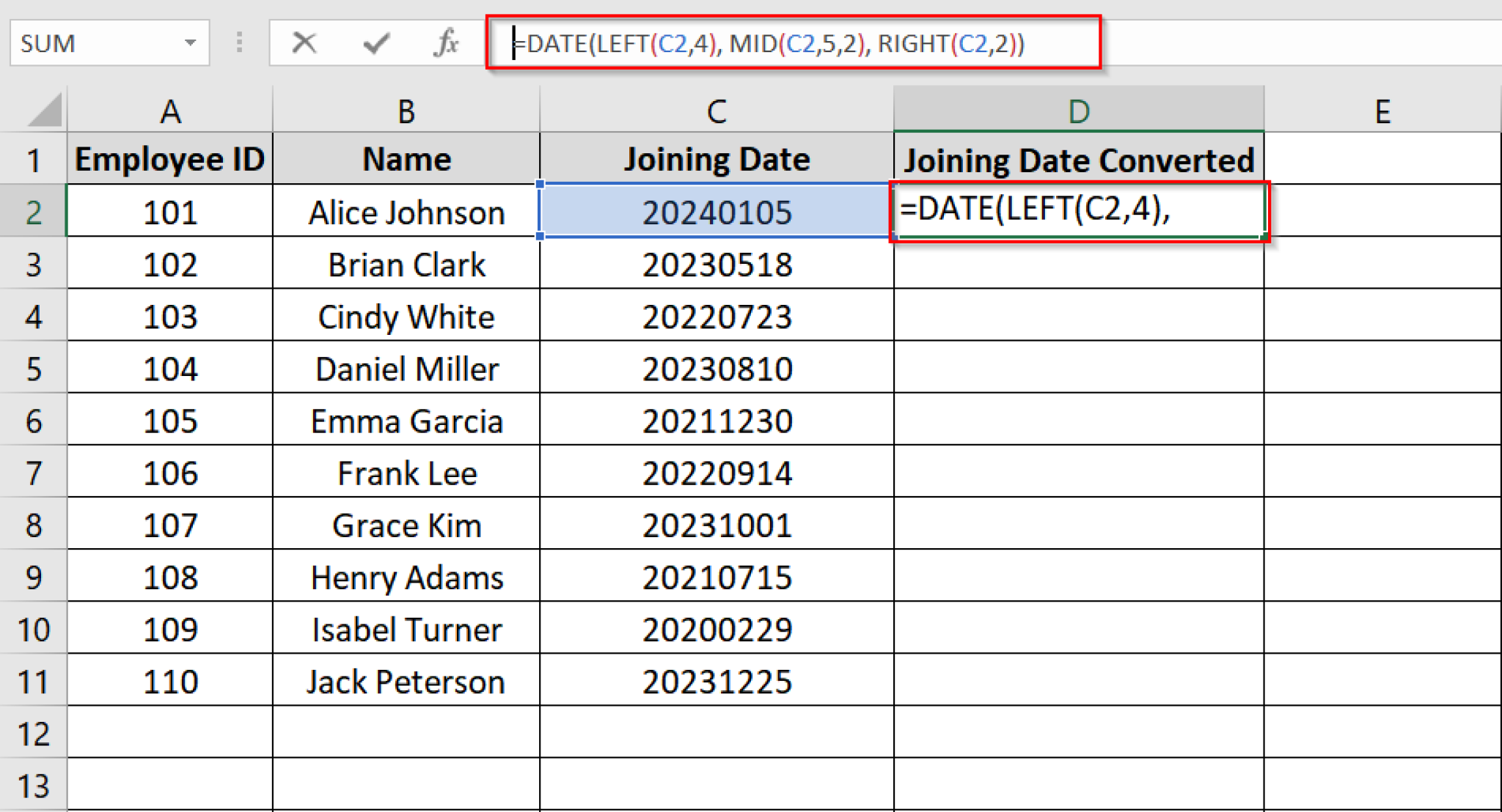 How to Convert Number to Date YYYYMMDD in Excel - Excel Insider